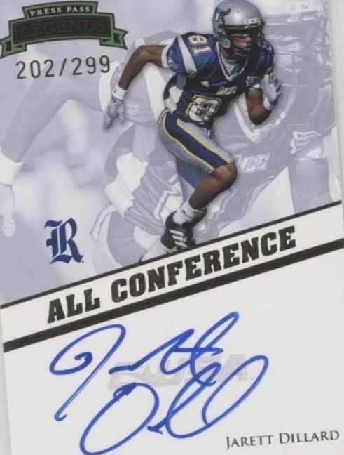 2009 Press Pass Legends - All Conference Jarett Dillard #AC-JD ...