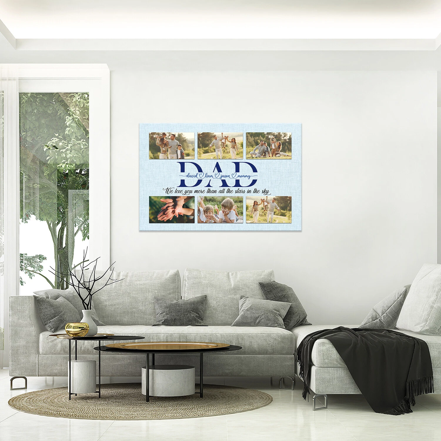 Personalized Photo Collage, Father's Day Gift for Dad - Best Dad Poster ...