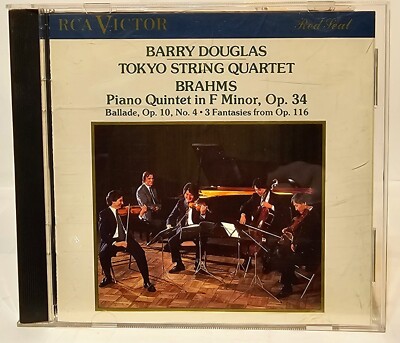 Barry Douglas & Tokyo String Quartet - Brahms Quintet in F Minor, Op. 34 CD | eBay