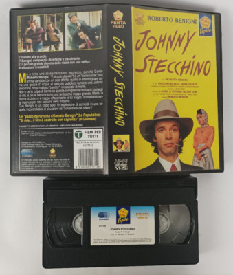 Johnny Stecchino 1991 VHS Italian Benigni Braschi Bonacelli Volpi Penta ...