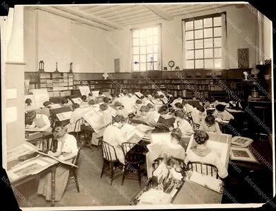 Vintage College Art Class 6.5" x 8" Brown Brothers Type 1 Photograph ...