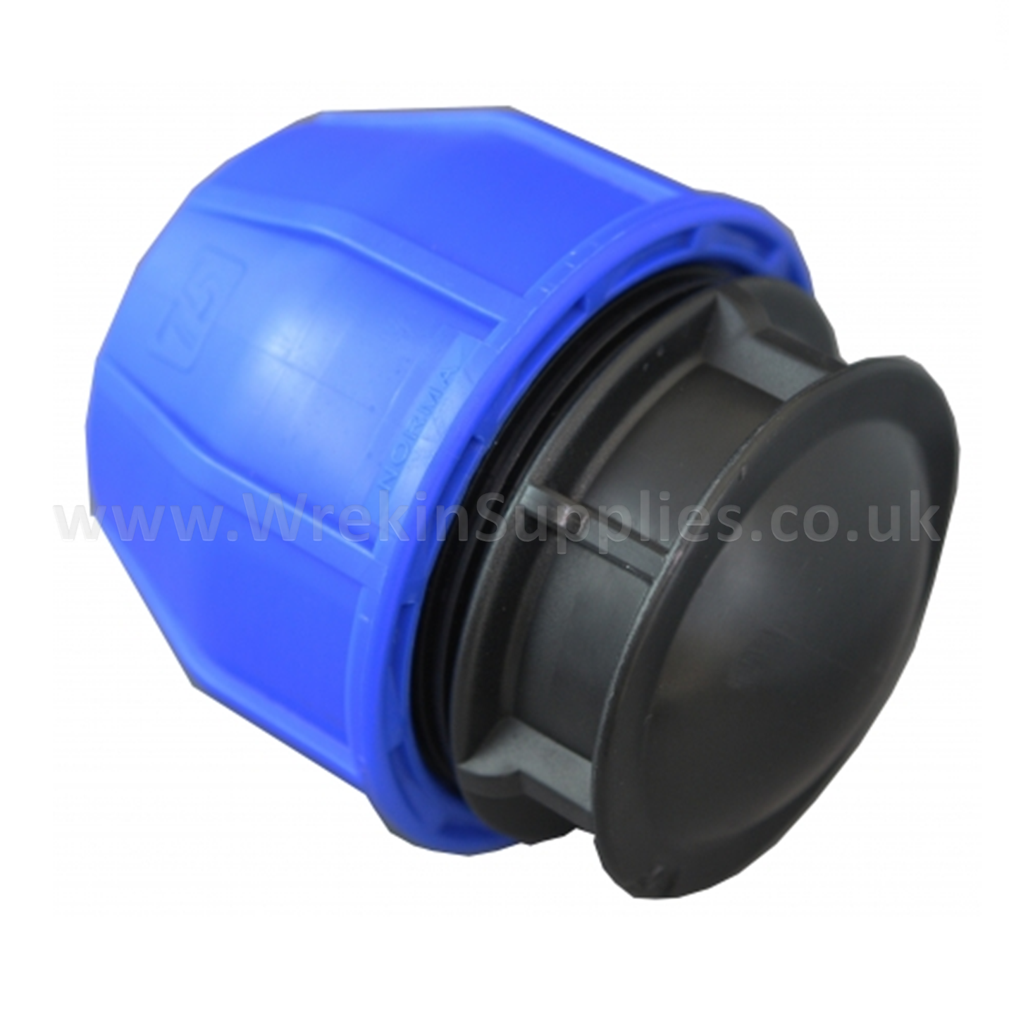 MDPE Plastic Compression Fitting 20mm O/D Polypipe LDPE Water Pipe WRAS ...