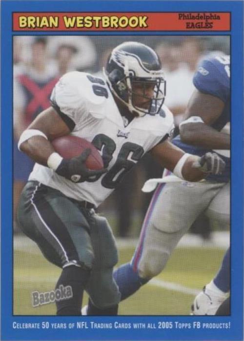 2005 Topps Bazooka - Brian Westbrook #24 Blue for sale online | eBay