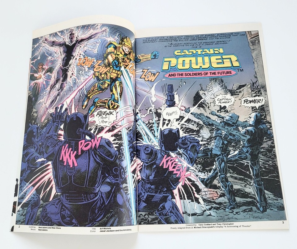 Captain Power And The Soldiers Of The Future #1B Variant (1988) TV Neal ...