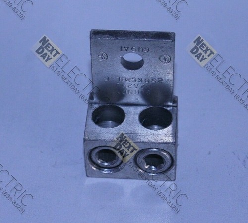 Burndy, K2A29U, 250KCMIL-6, CU9AL, Mechanical Screw Lug 6 AWG-250mcm | eBay