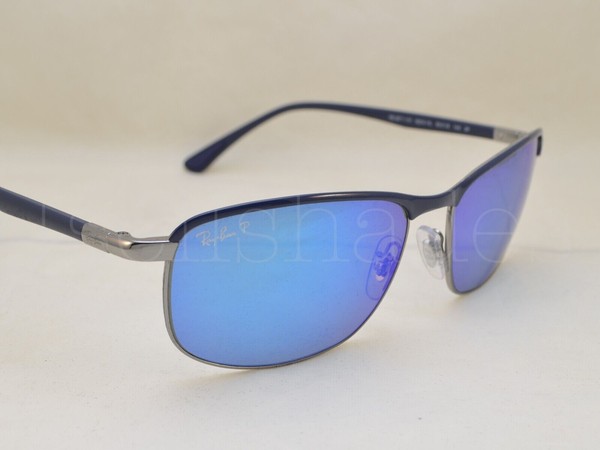 Ray-Ban Chromance RB3671CH Men's Polarized Sunglasses - Sand Blue/Gray ...