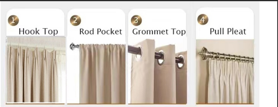 New Luxury Golden Curtains Room Modern High-end Velvet Flannel Blackout ...