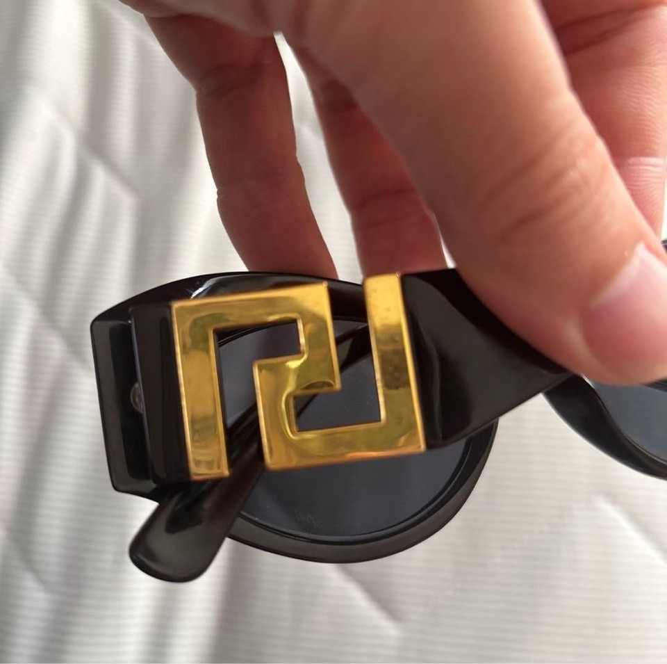 Gianni Versace Sunglasses MOD T74 COL 852 - Black Lenses, Excellent ...