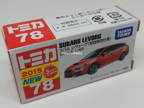 TOMY TOMICA 78 [SUBARU LEVORG] SPECIAL COLOR VER. 2015 NEW CAR STICKER ...