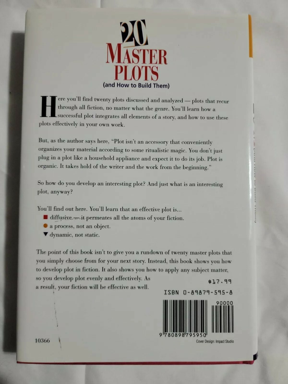 20 Master Plots and How to Build Them by Ronald B. Tobias (1993 ...