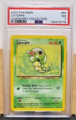 2002 Pokemon Legendary Collection Caterpie 69/110 PSA 7 POP 2 | eBay