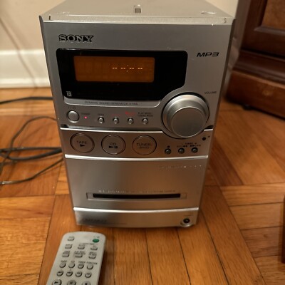 Sony CMT-NEZ3 AM FM Radio Stereo CD MP3 Micro Hi-Fi Unit Cassette Not ...