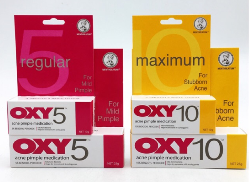 Acne Pimple Medication Cream - OXY 5 / OXY 10 / OXY Cover up - Benzoyl ...