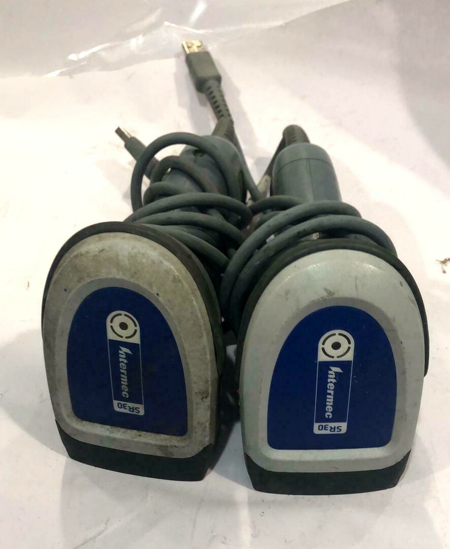 Lot of 2 - Intermec SR30 Handheld Barcode Scanners With USB cable | eBay