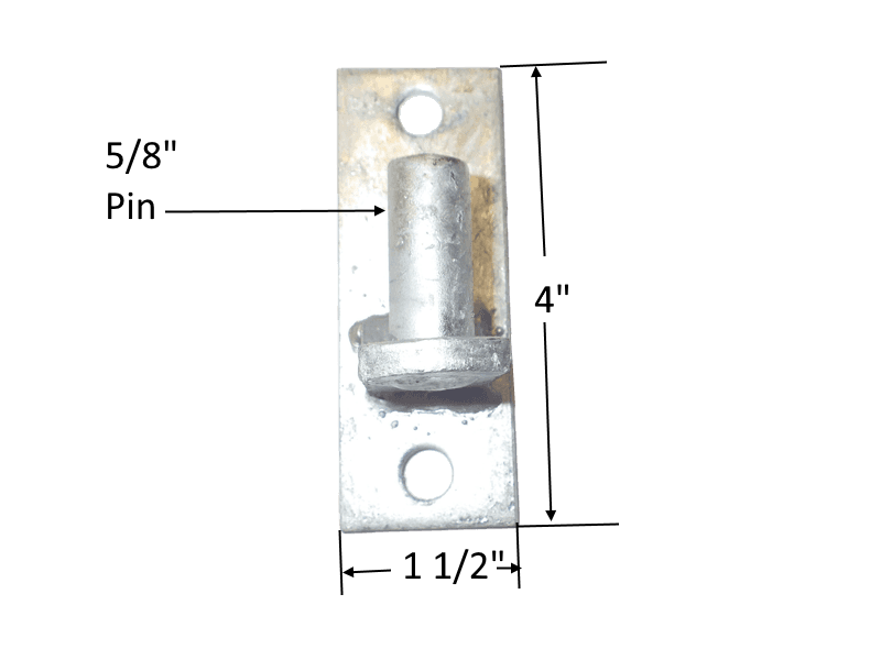Wall Mount Chain Link Gate Hinge - Flat Back Chain Link Gate Hinge | eBay