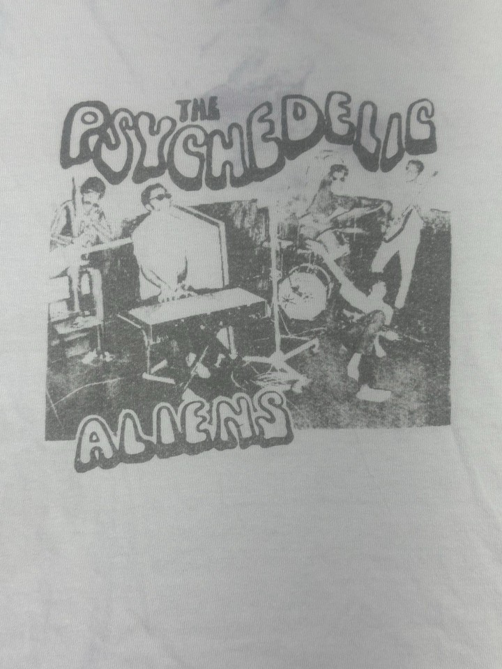 John Galt Psychedelic Aliens Band T Shirt Womens XS Gray Indie Rock ...