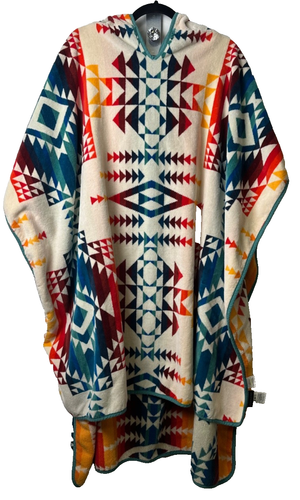 Pendleton Canyonlands Desert Hooded Terrycloth Towel Poncho Southwest ...