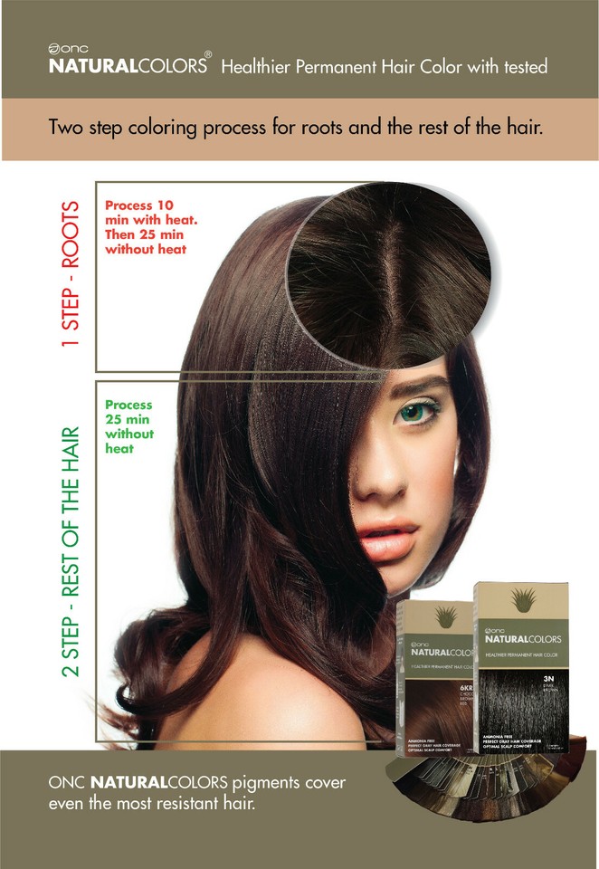 ONC NATURALCOLORS 5N Light Brown Hair Dye Healthier Permanent Hair ...