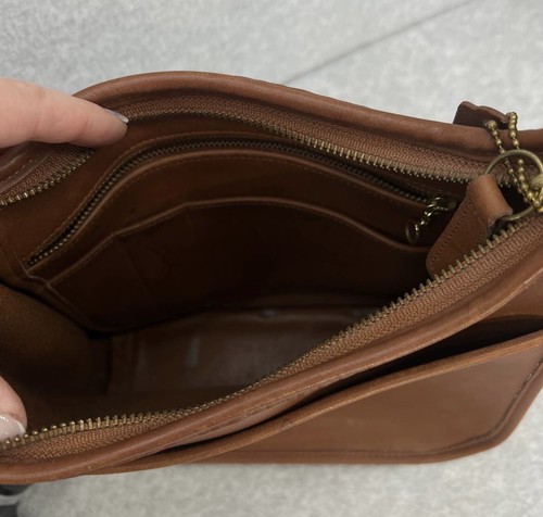 Coach Vintage Legacy Bag Zip #9966 British Tan Leather Shoulder Bag ...