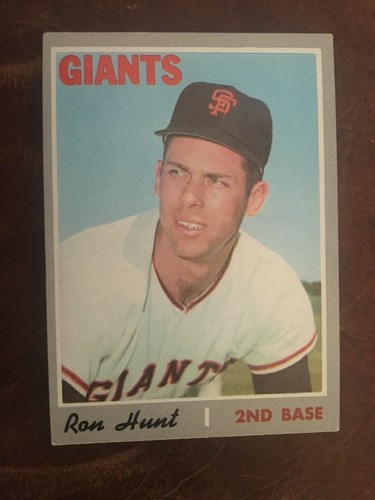 1970 Topps #276 Giants Ron Hunt Baseball Card | eBay