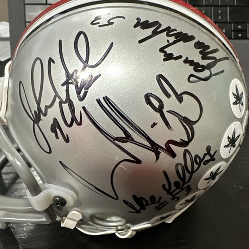 Ohio State Football Legend Auto Mini Helmet (9 Sigs) Randy Gradishar ...