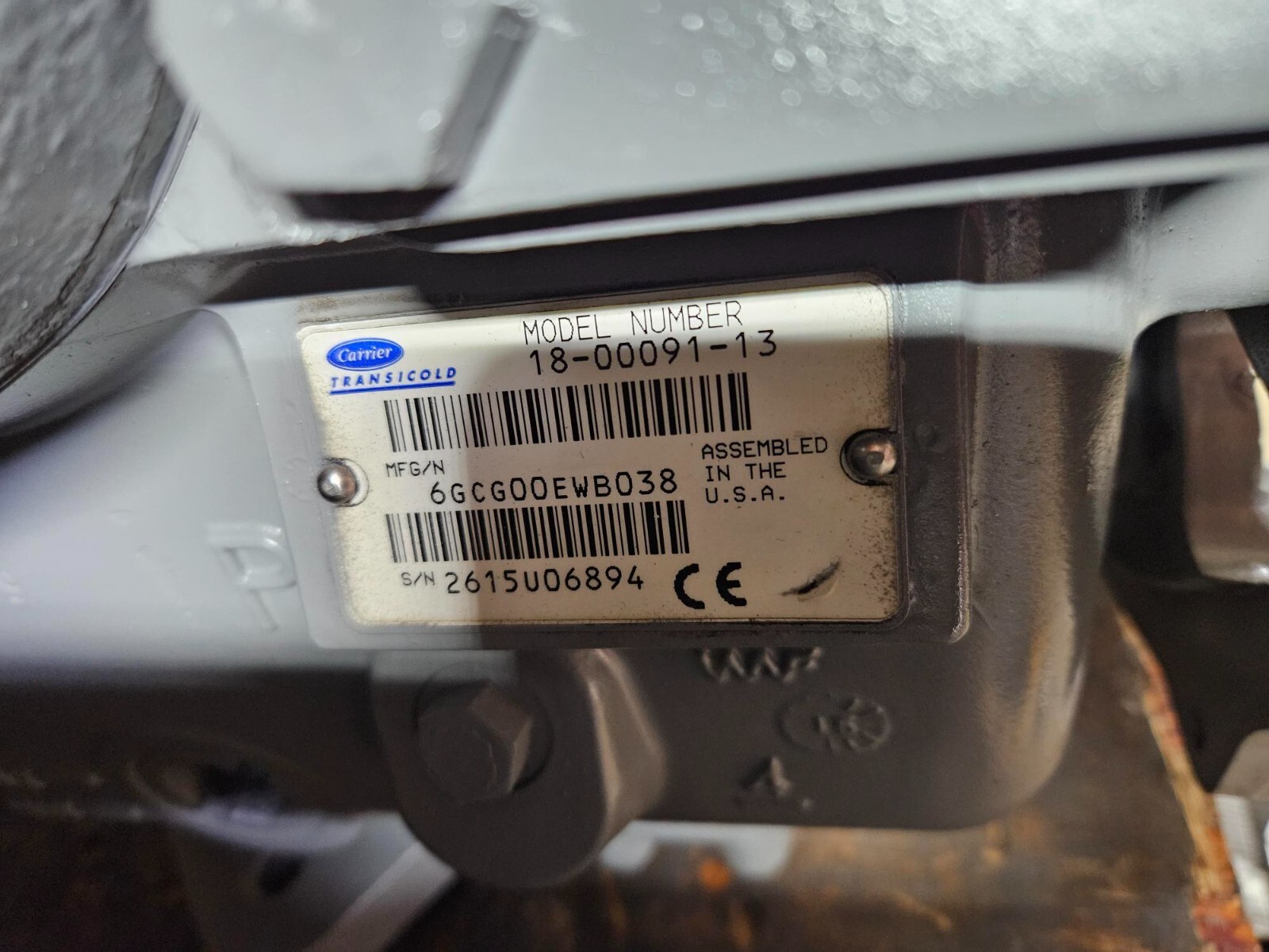 CARRIER 18-00091-13, 05G TWINPORT COMPRESSOR, TRANSPORT REFRIGERATION ...