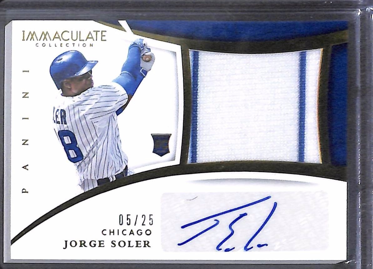 2015 Panini Immaculate Autograph #30 Jorge Soler No 5 of 25 | eBay