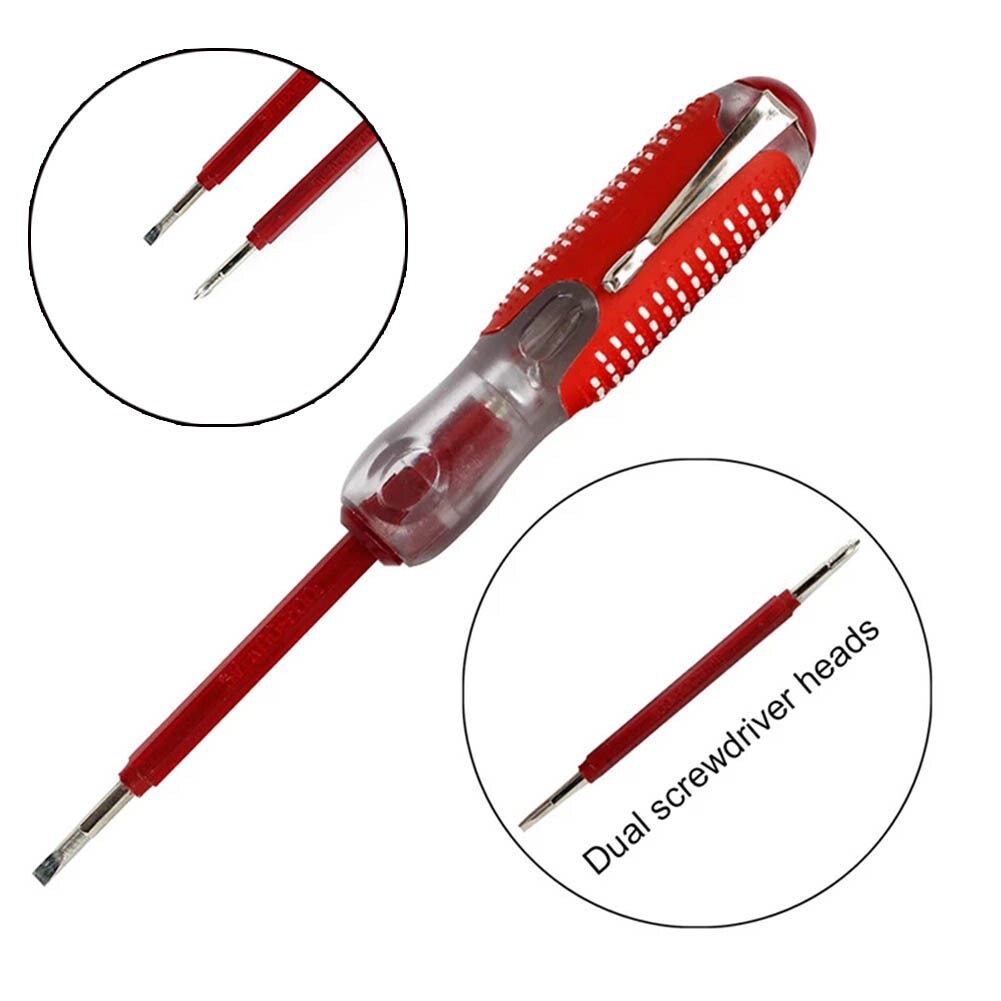 100500V Dual Screwdriver Test Pen with Insulation AC Voltage ...