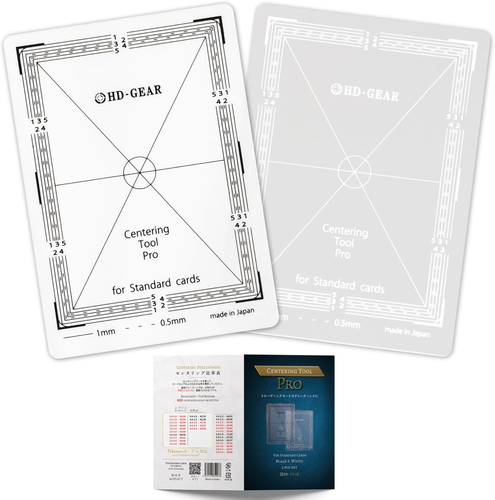 Centering Tool Pro Card Grading Kit PSA Pokemon Trading Cards TCG Black ...