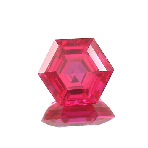 AAA+ Natural Flawless Mozambique Red Ruby Hexagon Loose Gemstone Cut ...