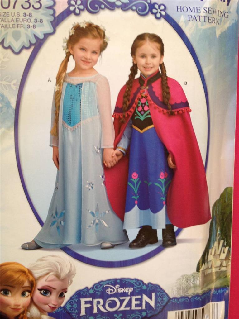 Anna And Elsa Costumes Patterns