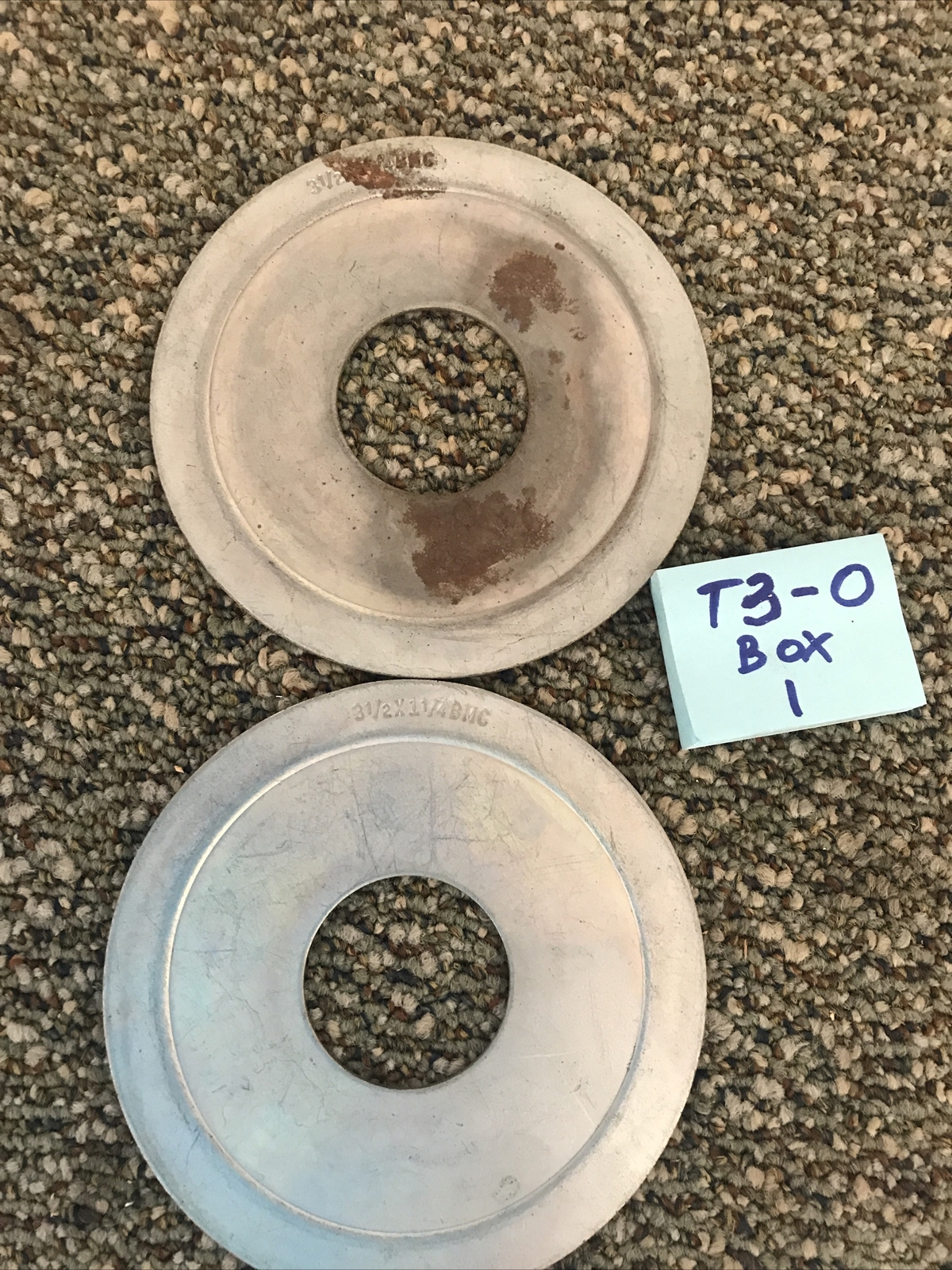 Pair Of RW-350/1.25 Reducing Washer 3 1/2 Inch to 1 1/4 Inch 3 1/2" to ...