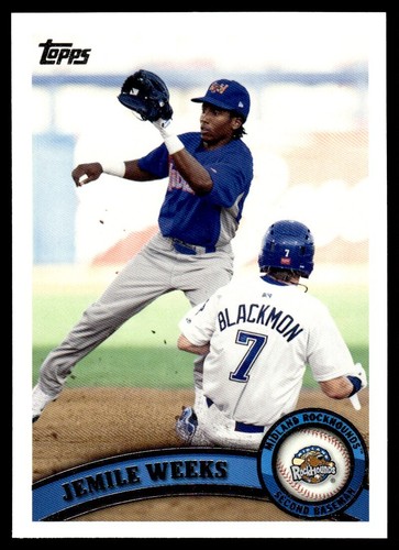 2011 Topps Pro Debut Baseball Jemile Weeks Midland Rockhounds #37 NM | eBay