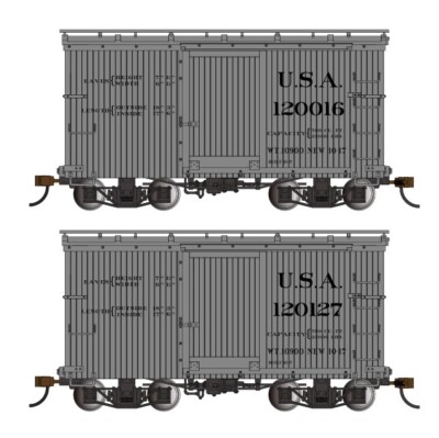 Bachmann 26554 18 ft. Box Car W/ Murphy Roof - USA #120016 & 120127 ...