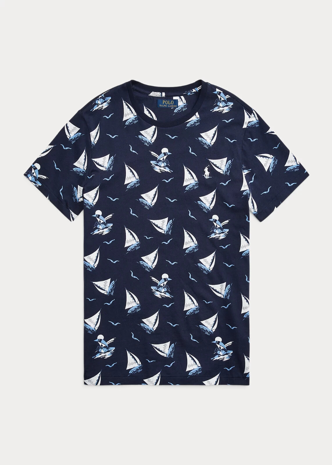 Polo Ralph Lauren Men's,Classic Fit Skipper Bearwaiian Short-Sleeve Tee ...