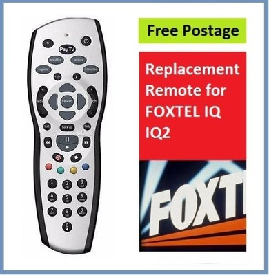New in box Foxtel Remote Replacement for the Foxtel IQ Remote Control ...