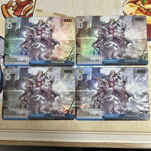 Weiss Schwarz NIKKE OVERZONE RRR set di 4 carte giocabili dazio pagato ...