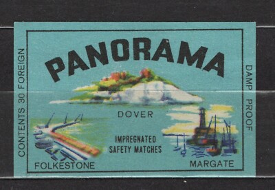 MATCHBOX LABELS UK- Panorama (Folkestone-Dover-Margate), foreign, 30 ...