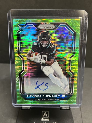 2020 Laviska Shenault Jr Panini Prizm Neon Green Pulsar #350 Rookie ...