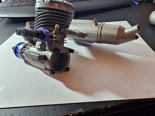 Evolution Alpha complete with muffler 46 size glow RC engine #2 | eBay