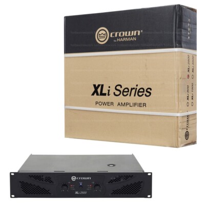 Crown Pro Audio XLi2500 1500 Watt 2 Channel DJ/PA Power Amplifier Amp ...