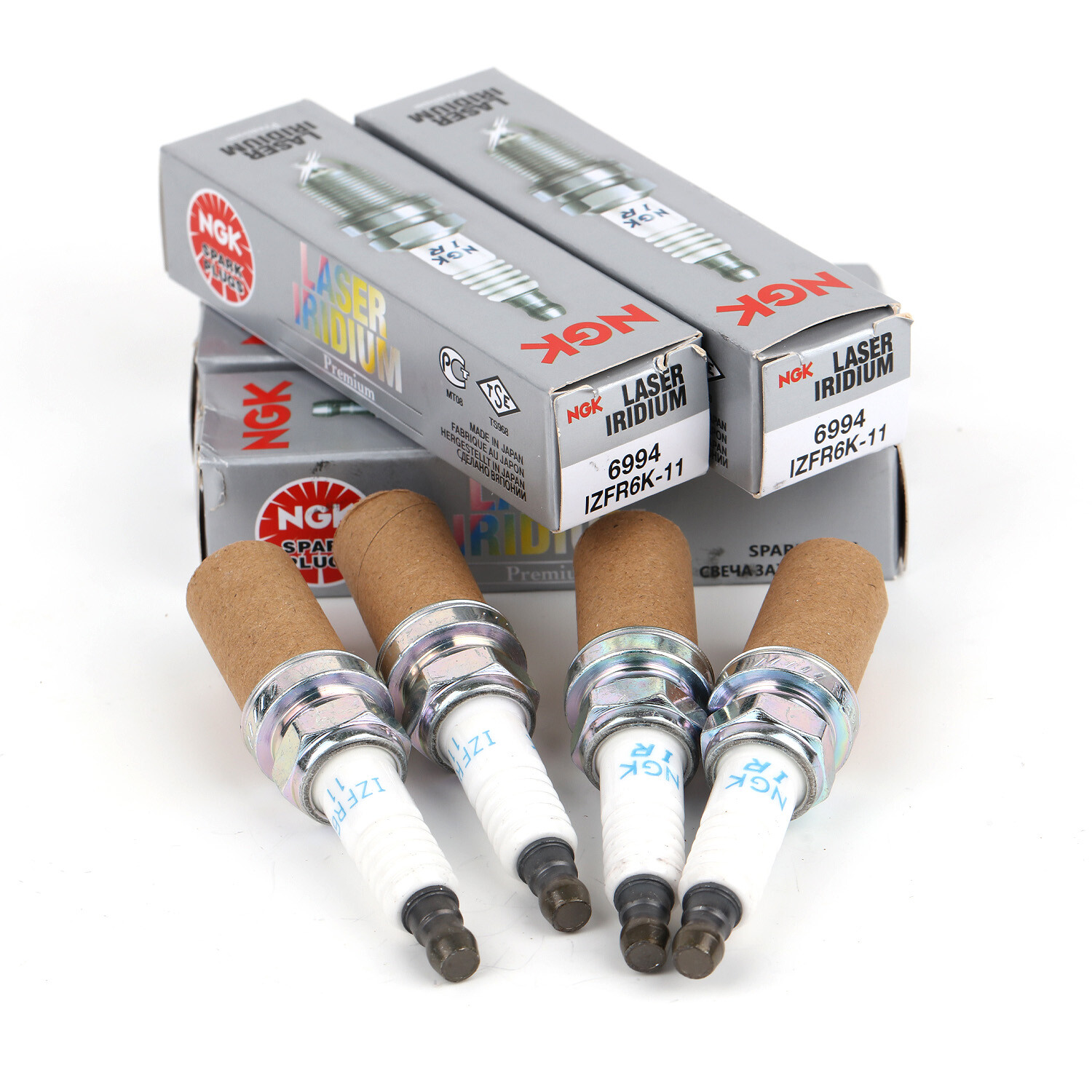 4PC Genuine Laser Iridium # 6994 Spark Plugs Fits For Ngk Honda Civic 1 ...