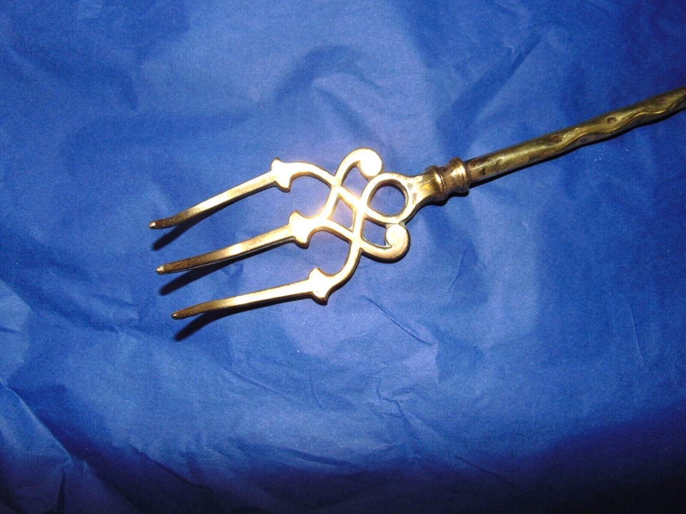 Toasting Forks Fork Poker Fire Girl Vintage Brass ref 222 (FREE UK ...