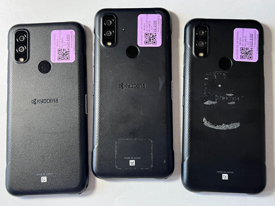 UNLOCKED VERIZON Kyocera DuraSport 5G UW C6930 Slim Rugged Smart Phone ...