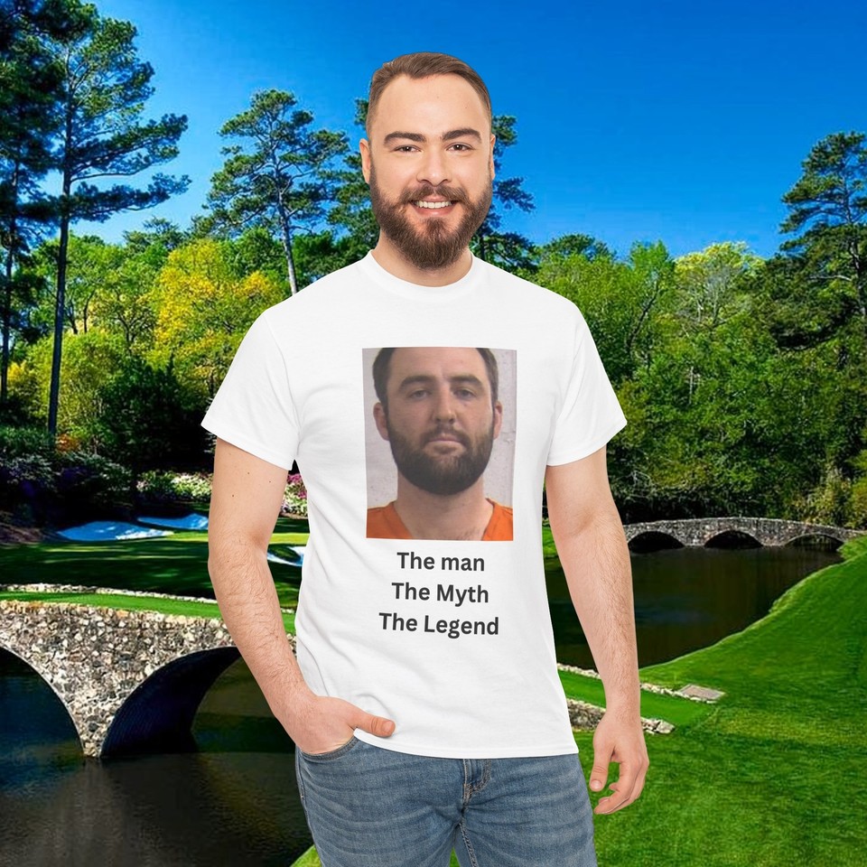 Scottie Scheffler Mugshot Arrested The Man, The Myth, The Legend Free ...