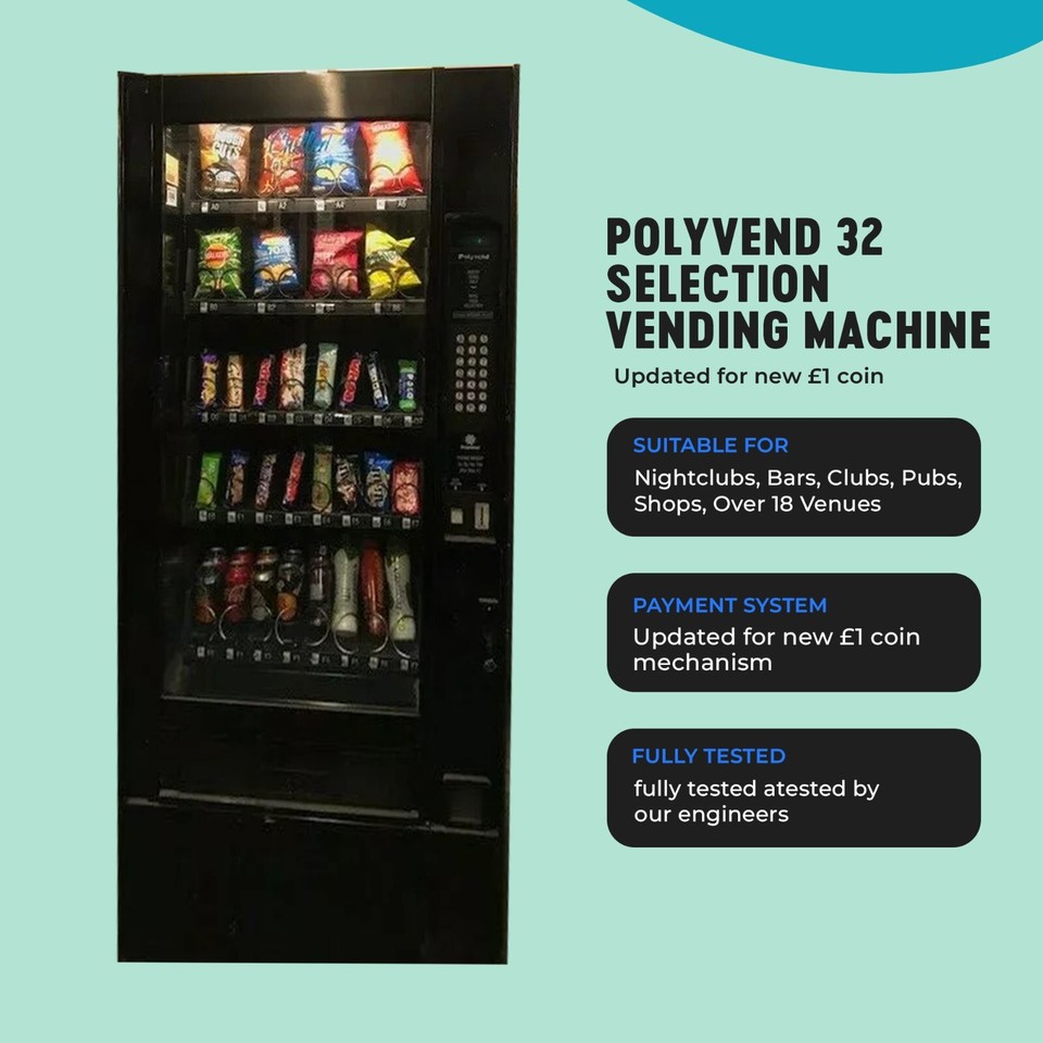 Narrow Snack, Can & Bottle Combi Vending Machine with Card System ...