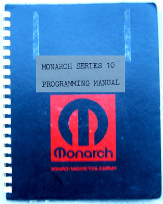 Monarch Pathfinder 10 EE Lathe, Programming Manual | eBay