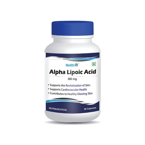 Healthvit Alpha Lipoic Acid 300mg Capsules-ALA Supplement-Antioxidant ...