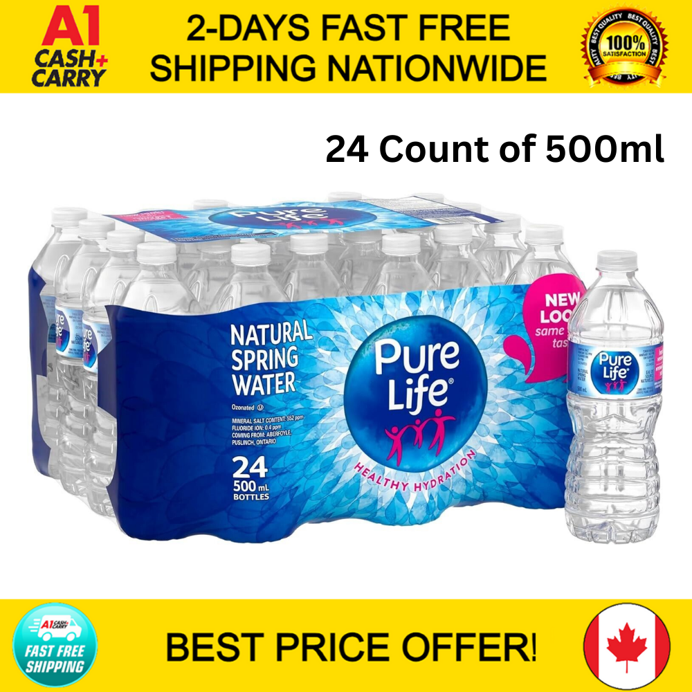 Nestle Pure Life Spring Water - 100% Natural 24 Count of 500ml | eBay