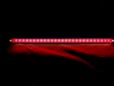 12V 24V Red LED Cabin Light Interior Flag Customization Bar 500mm For ...